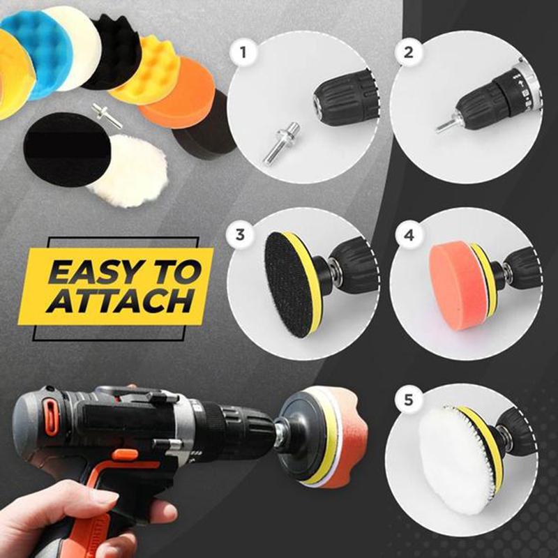 Polishing and Buffing Pad Set